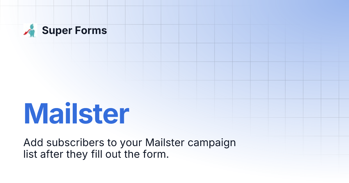Mailster | Super Forms